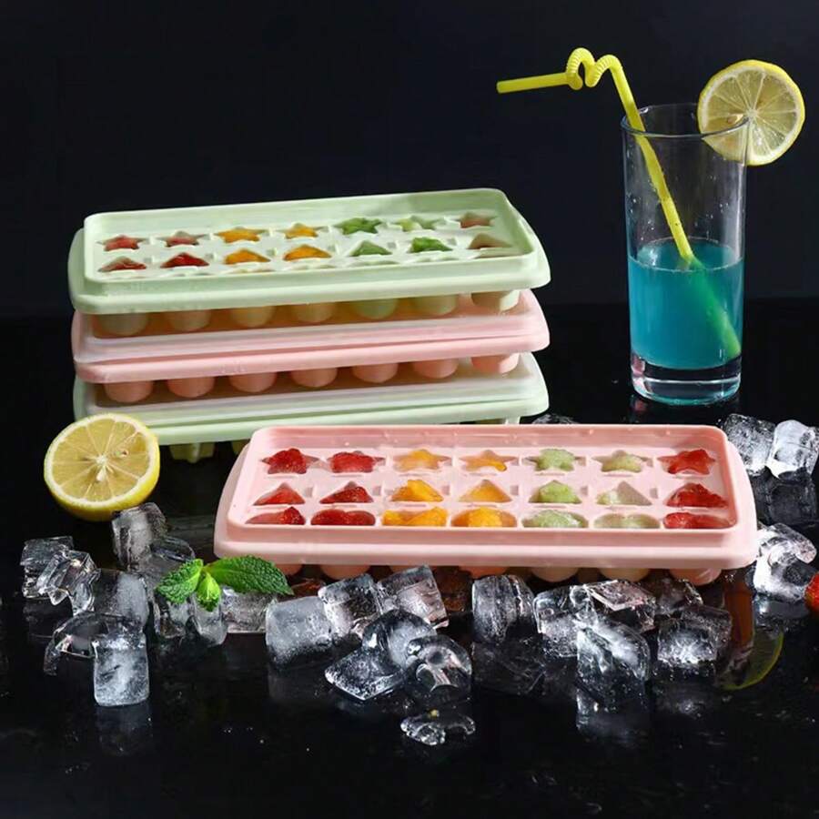 1pc Ice Freezer Container, Mini Ice Maker Stackable Plastic Ice Maker ...