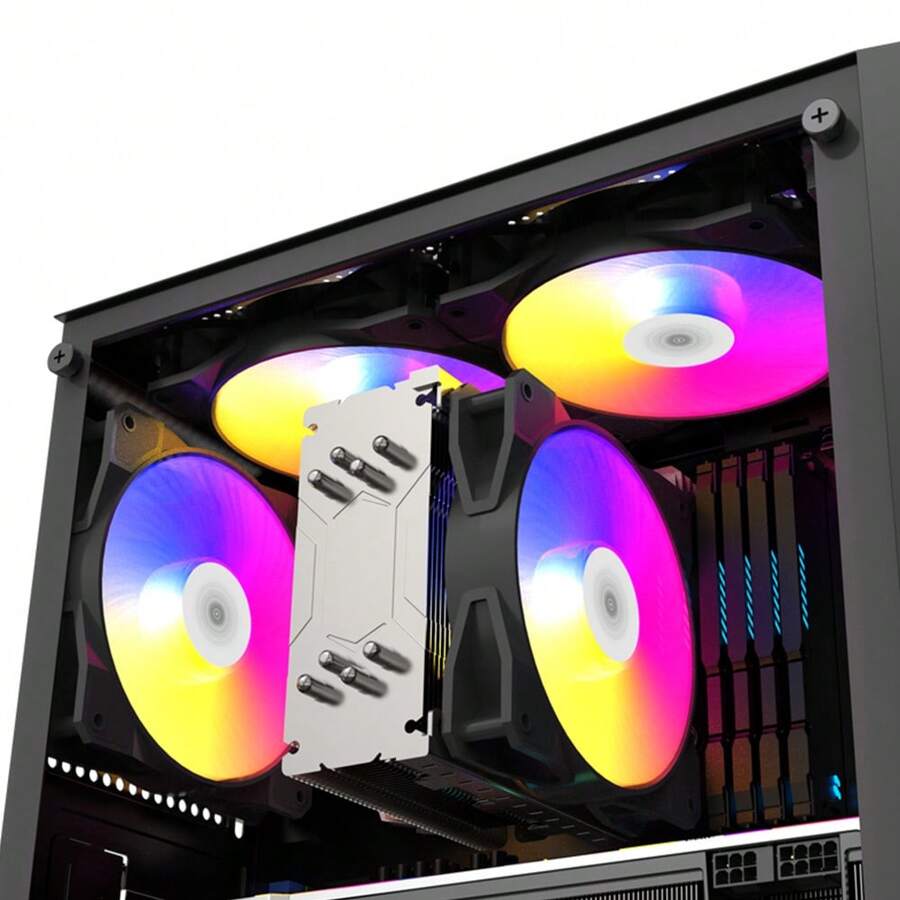 Aigo P16 RGB FAN Ventoinha 120mm Pc Computer Case Fan Rainbow Heatsink ...