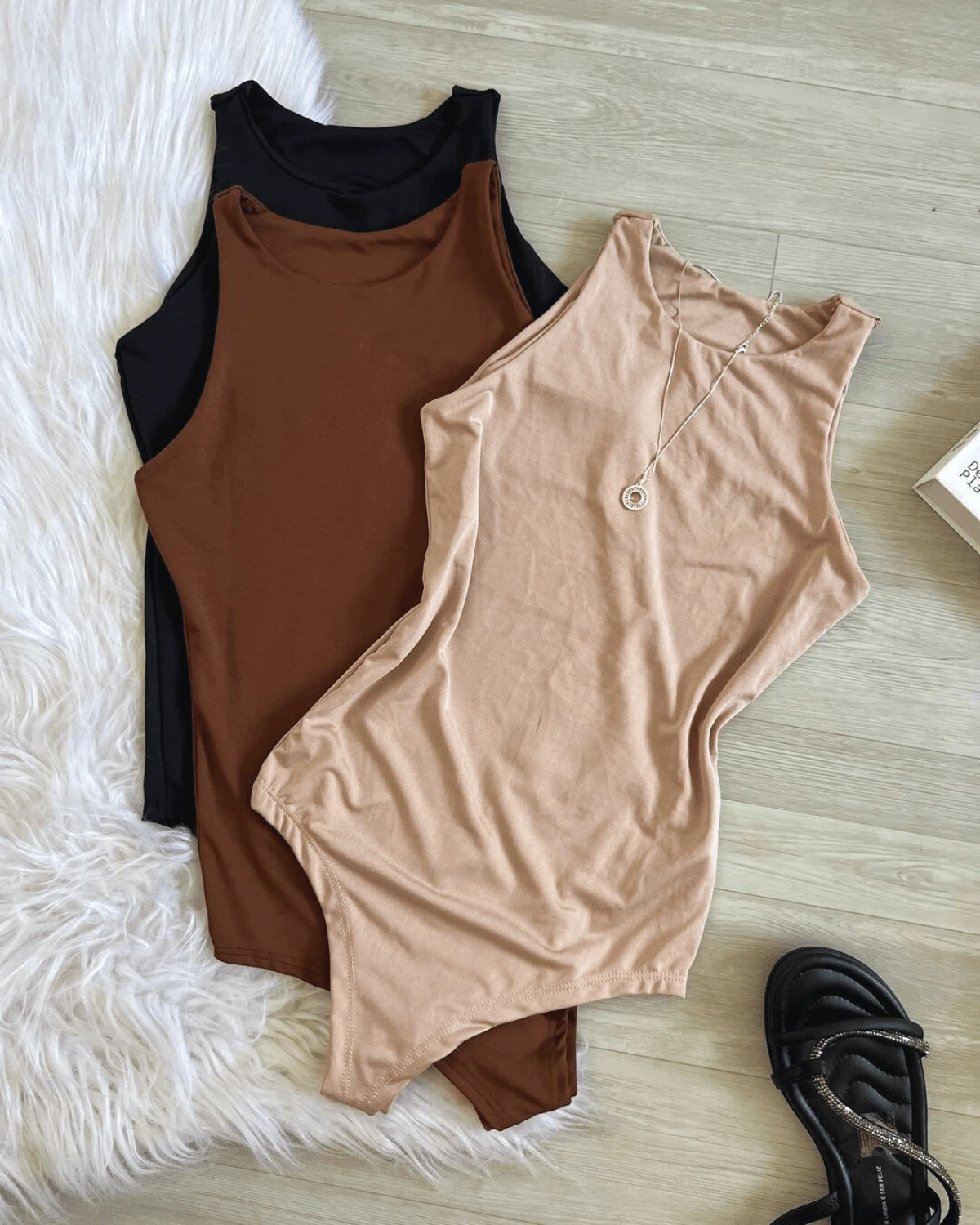 Bory Body Bodysuit Feminino Decote Redonda Inspiração Moda Blogueira ...