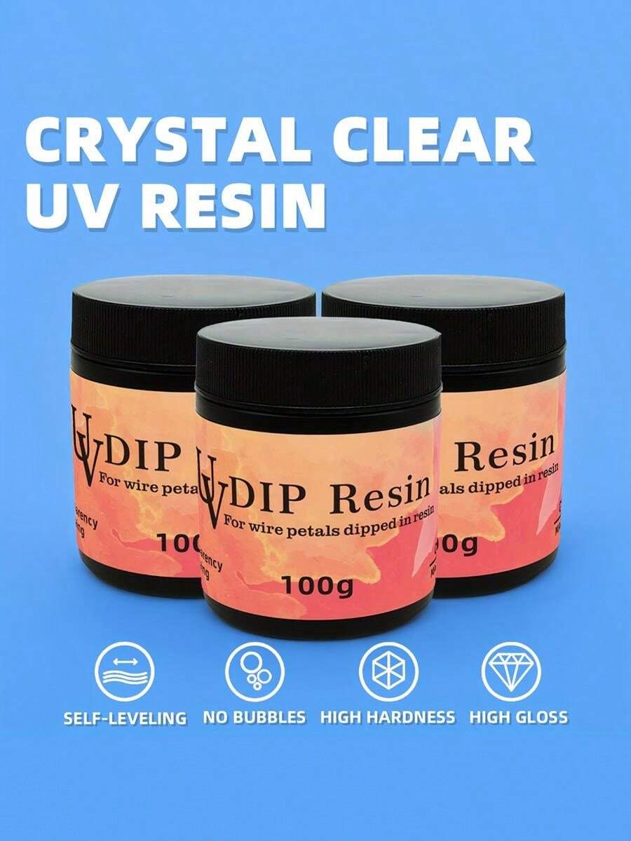 Uv Dip Resin Kit With Led Wire - Colorful Art & Diy Jewelry Making ...