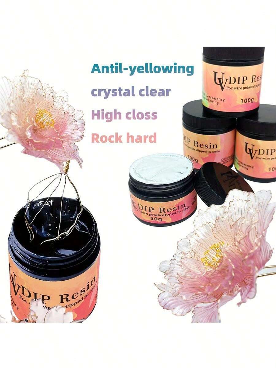 Uv Dip Resin Kit With Led Wire - Colorful Art & Diy Jewelry Making ...