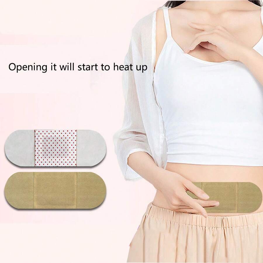 5pcs Mugwort Patch, Spontaneous Hot Patch, Suitable For Men And Women's Neck, Shoulder, Waist ...