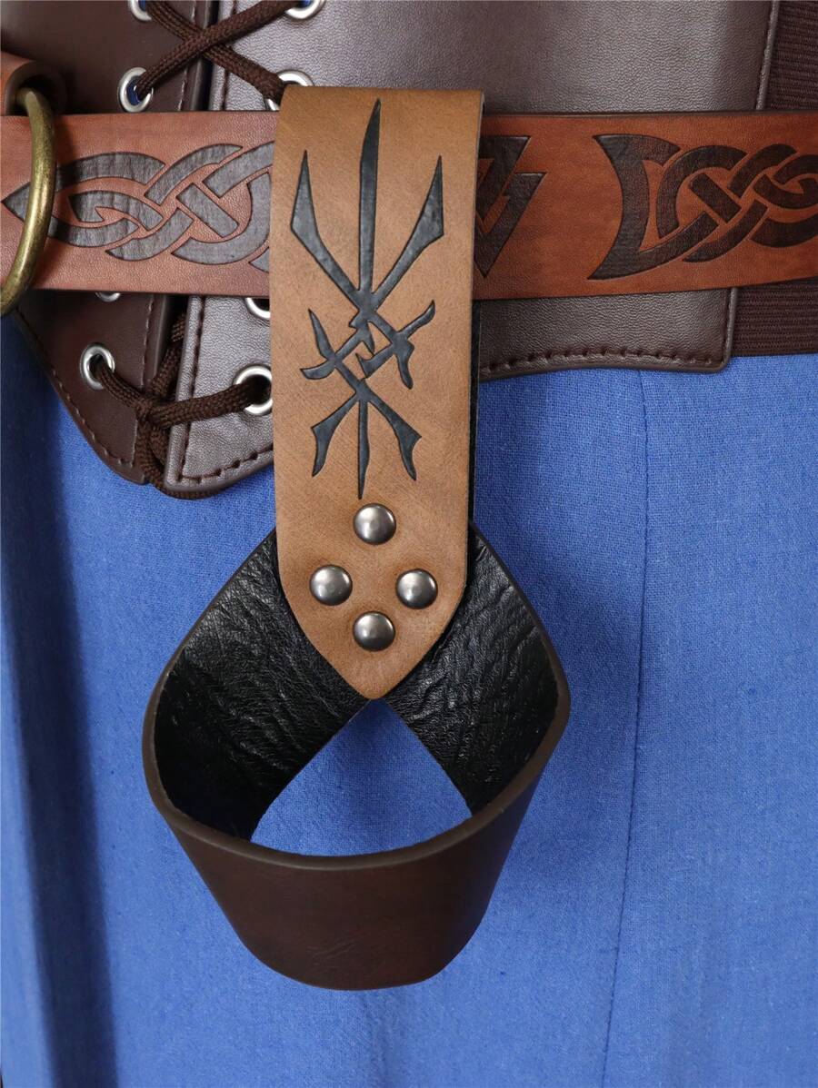 Vintage Medieval Sword Scabbard Hanging Waist Sword Storage Belt Sword ...