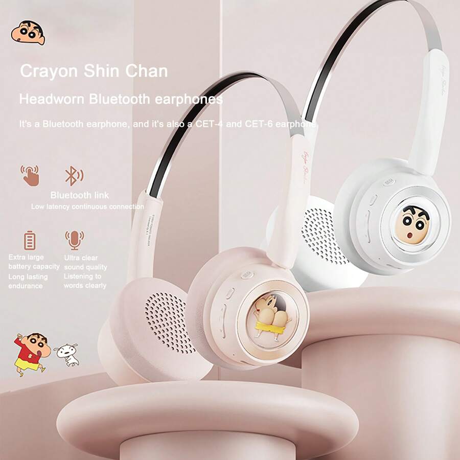 Crayon Shin Chan TV01 Wireless Headphones Headset Sport Headphone Game ...
