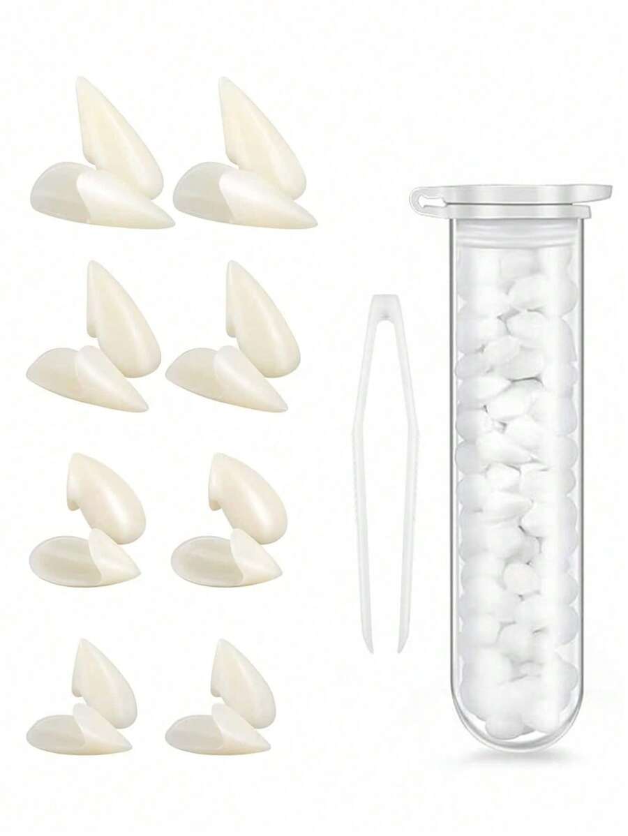 Halloween Vampire Teeth Costume 4 Sizes Dentures With 5g Tooth ...