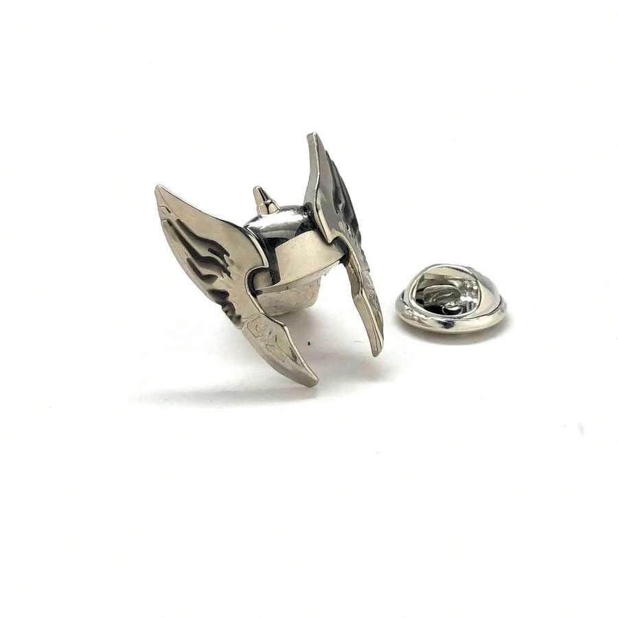 Enamel Pin Norse Mythology Warrior Helmet Lapel Pin Helmet Cool Wing ...