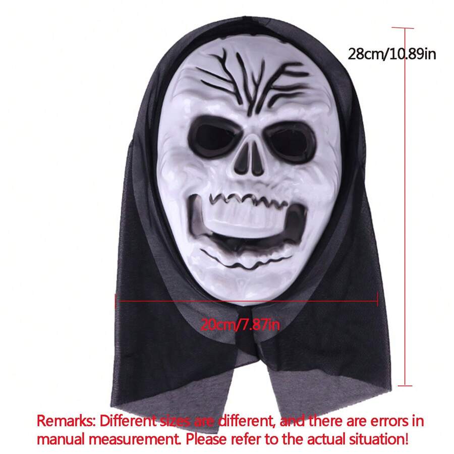 Halloween Horror Party Mask, Prank Skull Ghost Face Scream Full Head ...