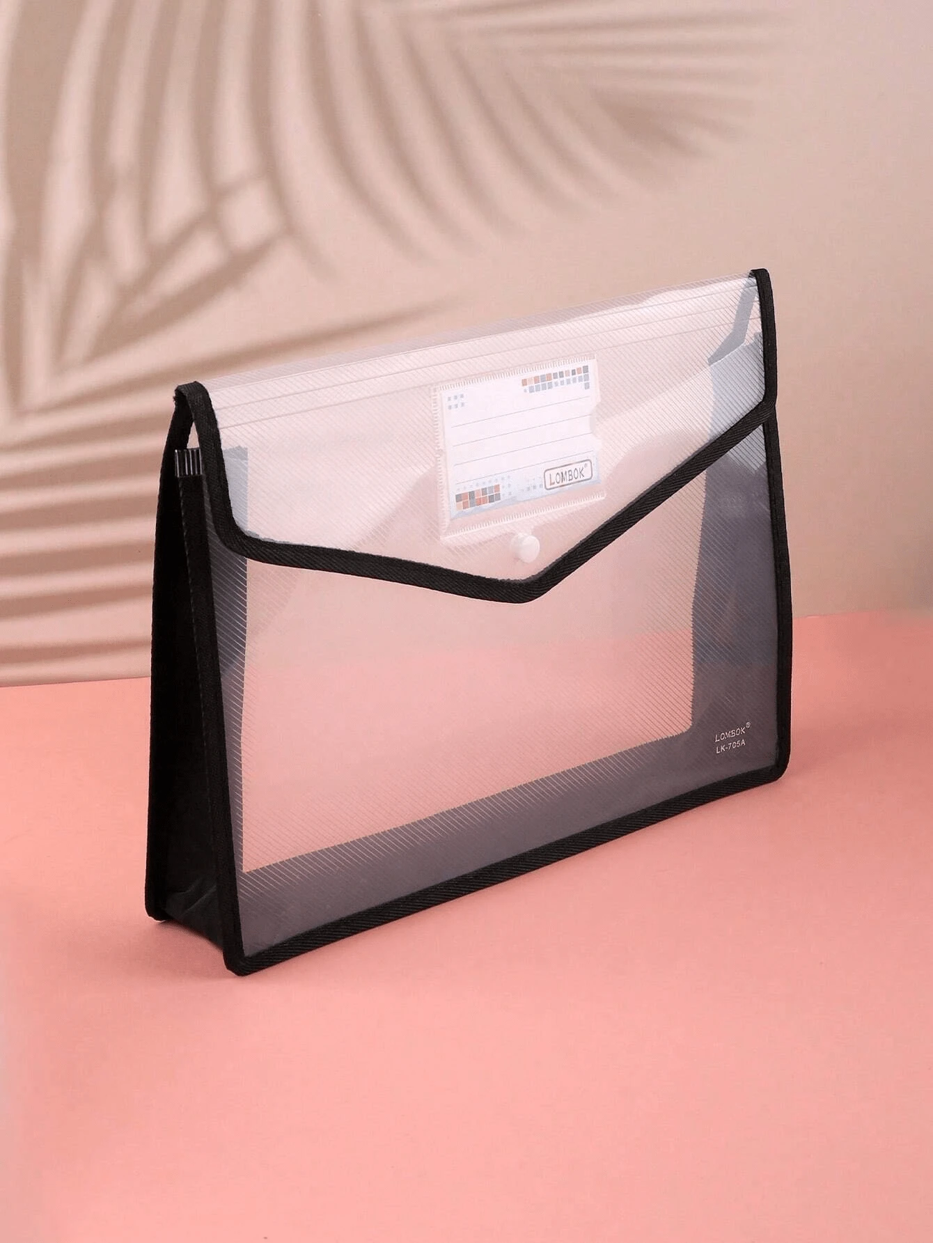 1pc Clear Large Waterproof Document Pouch Can Hold A4 Size Files, With ...