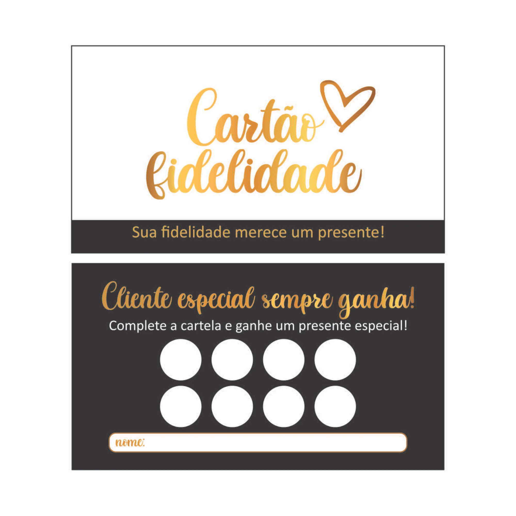 Cartão Fidelidade Cliente 50 unidades de cartões | SHEIN Brasil