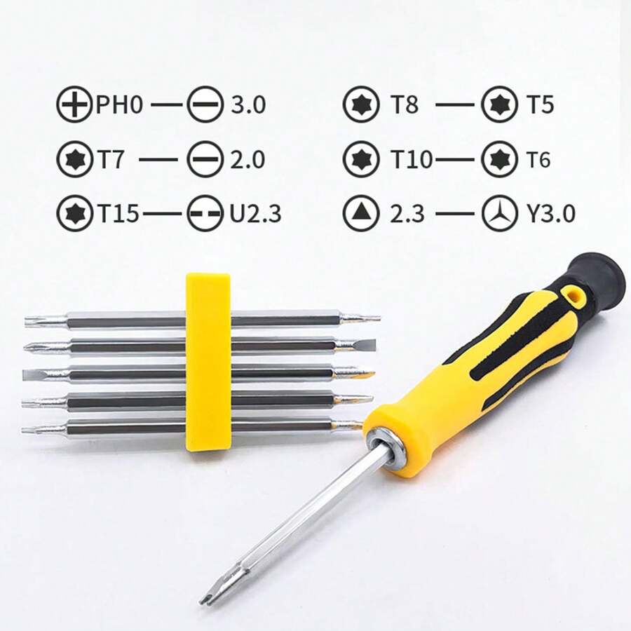 (6-In-1 Double-Head Dual-Purpose Screwdriver Set) Y-Type U-Shape Plum ...