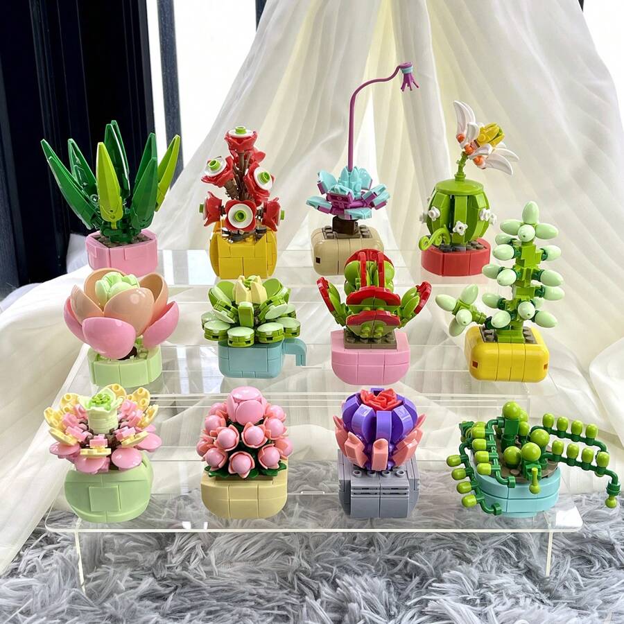 [2024 New Arrival] Lele Brothers Floral Master Building Block Potted ...