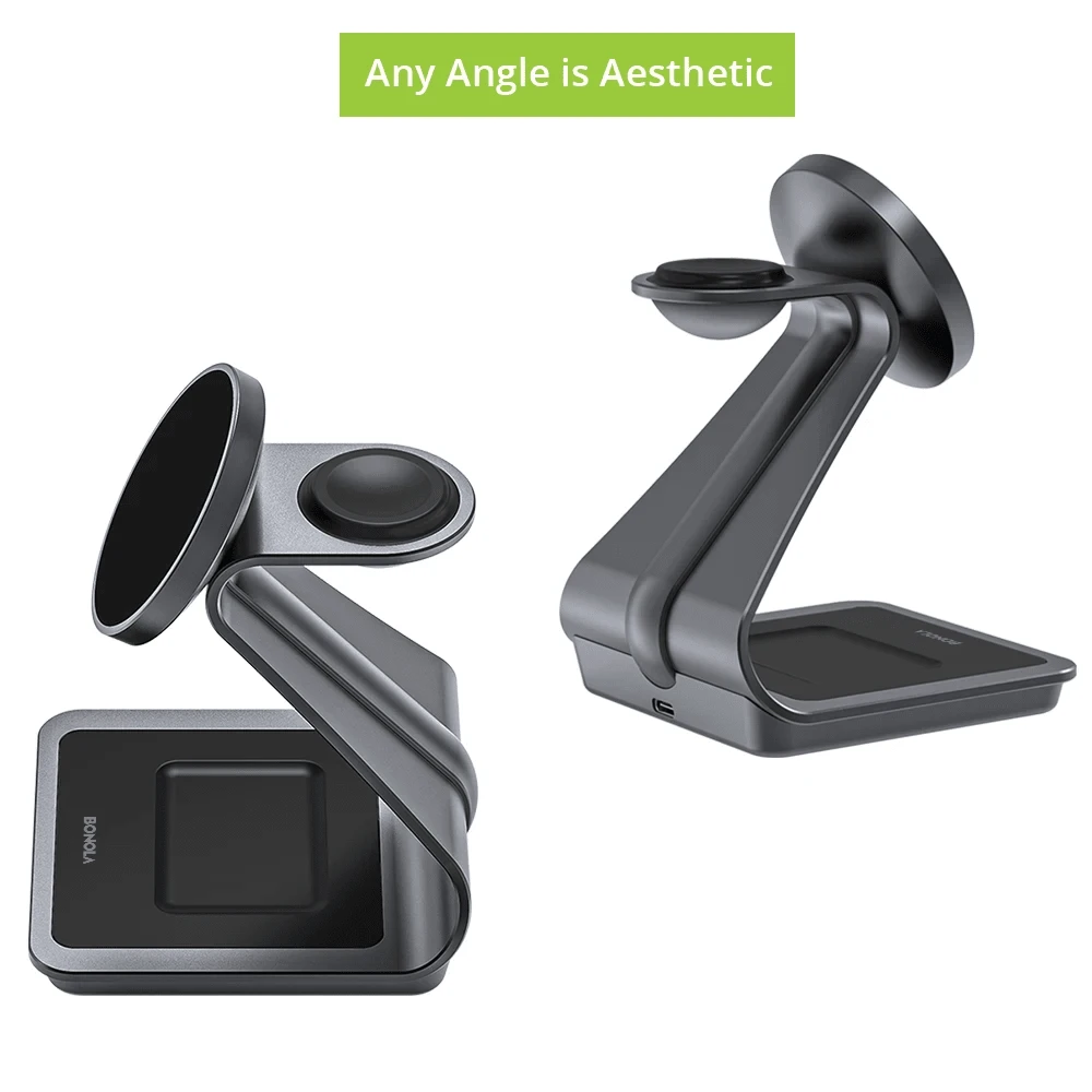 Bonola Magnetic 3 In 1 Charger Station Compatible With Samsung S24 ...