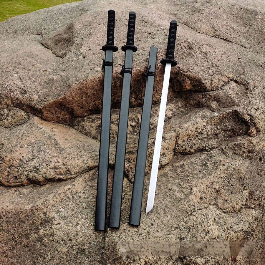 2024 Nueva Espada de Samurái, Espada de Samurái Negra Elegante ...