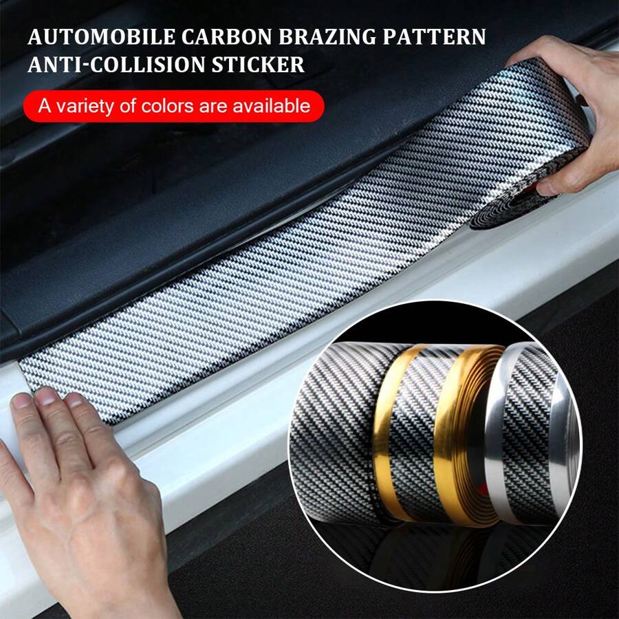 Car Side Skirt Protector - Self-Adhesive Anti-Collision Rubber Strip ...
