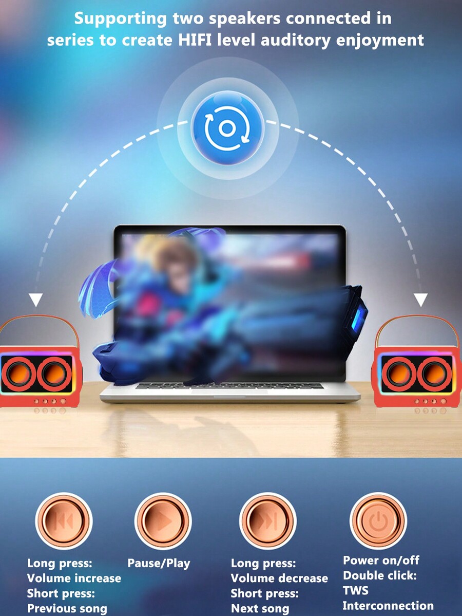 Dual Shock Screen Subwoofer Plug Card Transparent Wireless Bluetooth ...