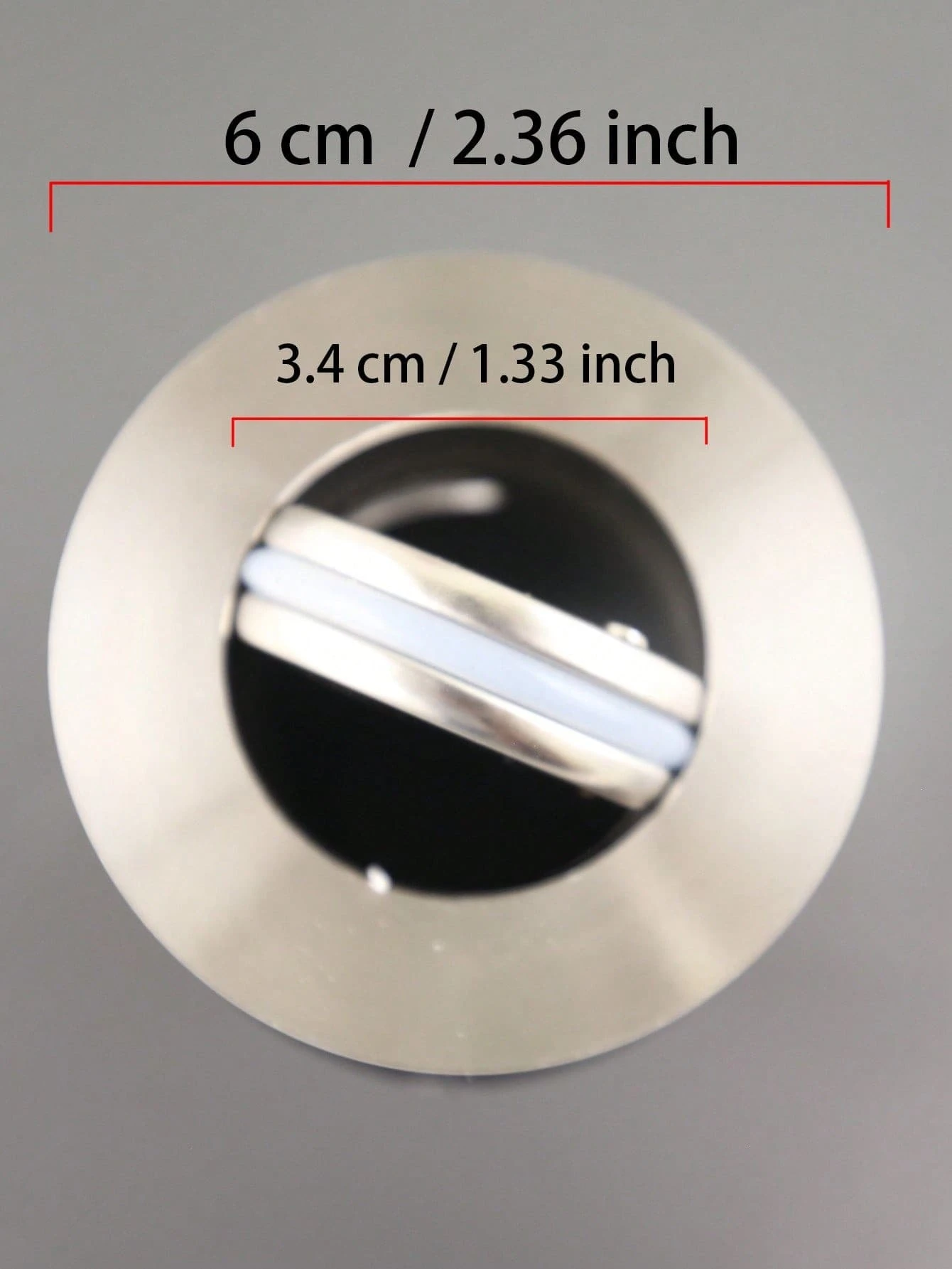 Desagüe de plomería maestro de forma anular plateado de acero ...