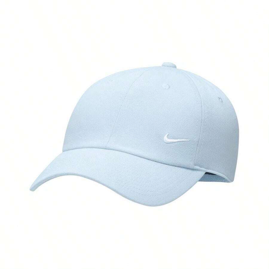 Nike Men's And Women's Light Blue Swoosh Club Performance Adjustable ...