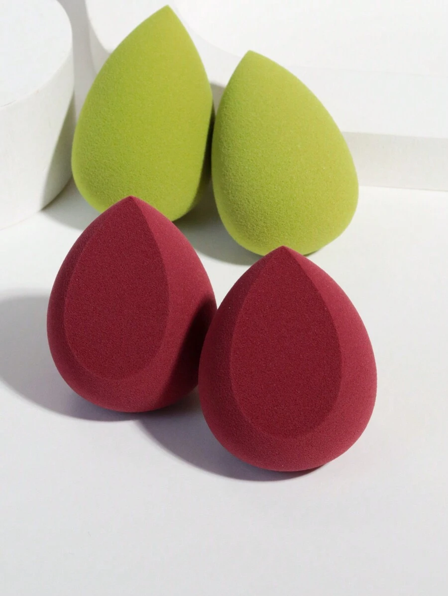 4pcs Dry & Wet Makeup Sponge Applicator Set, Non-Latex Makeup Blender ...