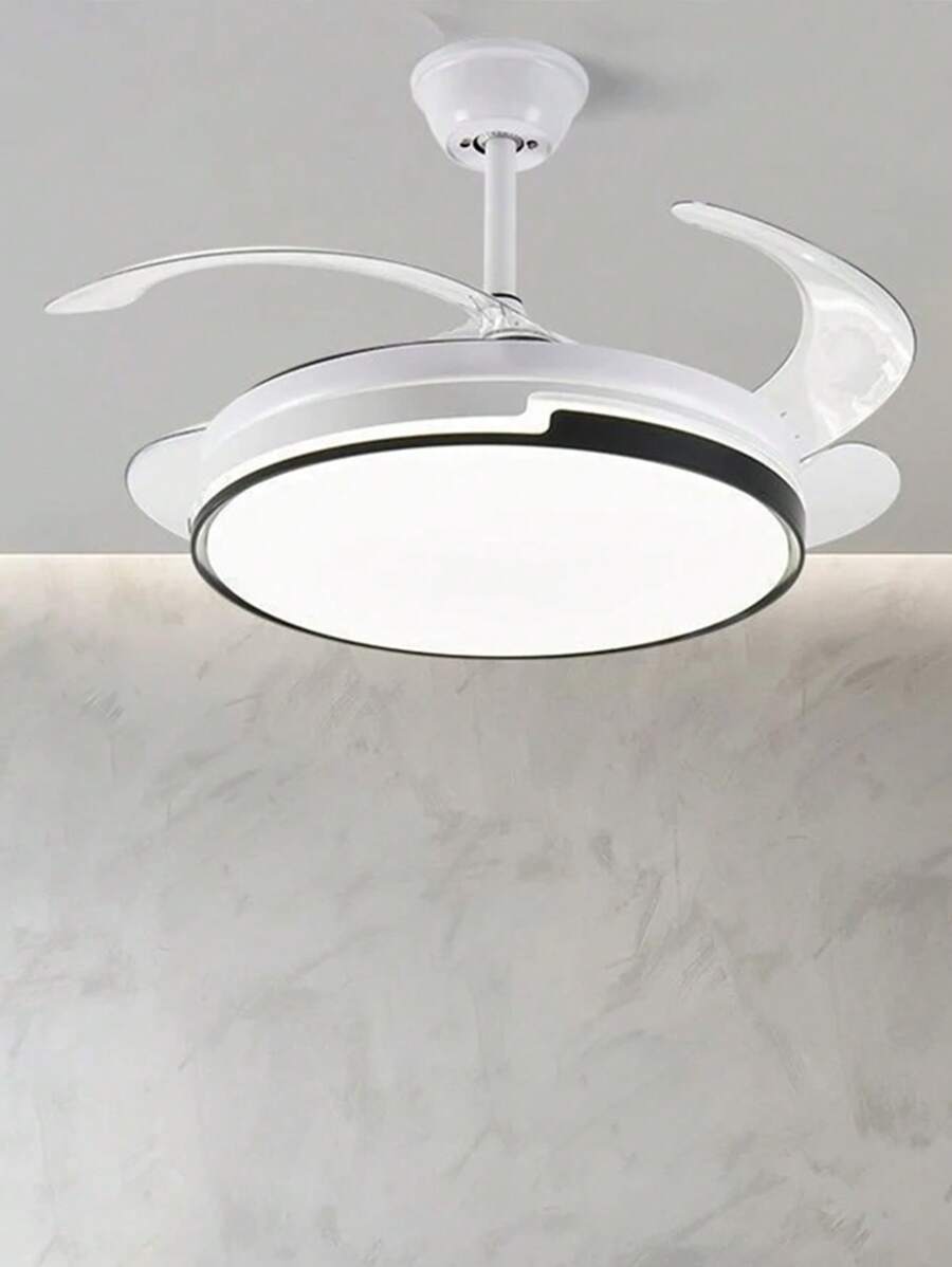 Modern Invisible Ceiling Fan Light For Bedroom Living Room Dining Room ...