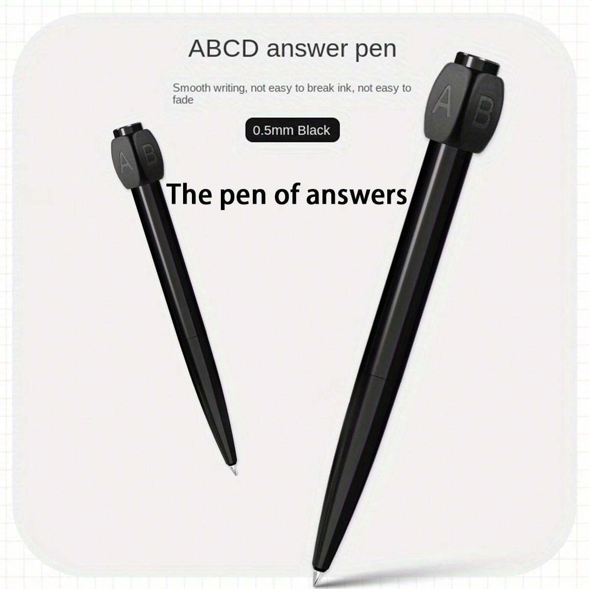 1/3pcs Indecisive Person Answer Spinner Neutral Pen, ABCD Options ...