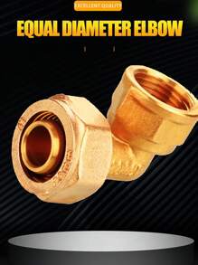 Antique Copper Color Equal Diameter Elbow Aluminum Composite Pipe ...