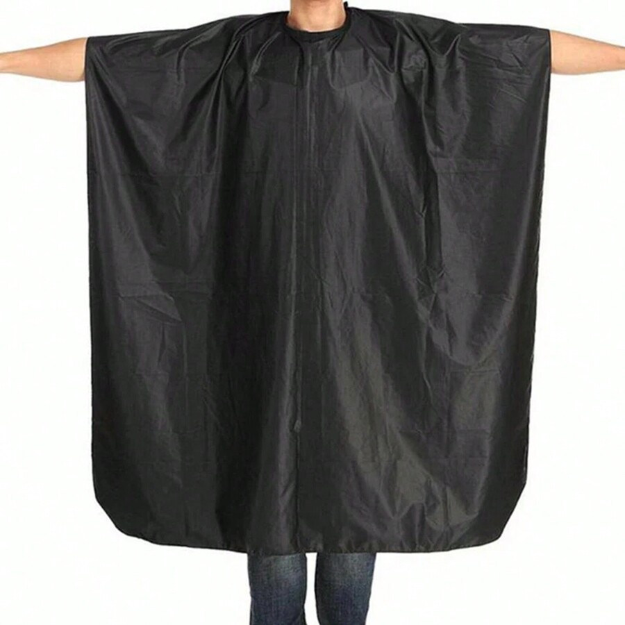 Delantal negro para cortar el cabello - Delantal de salón para adultos, peluqueros, estilistas ...