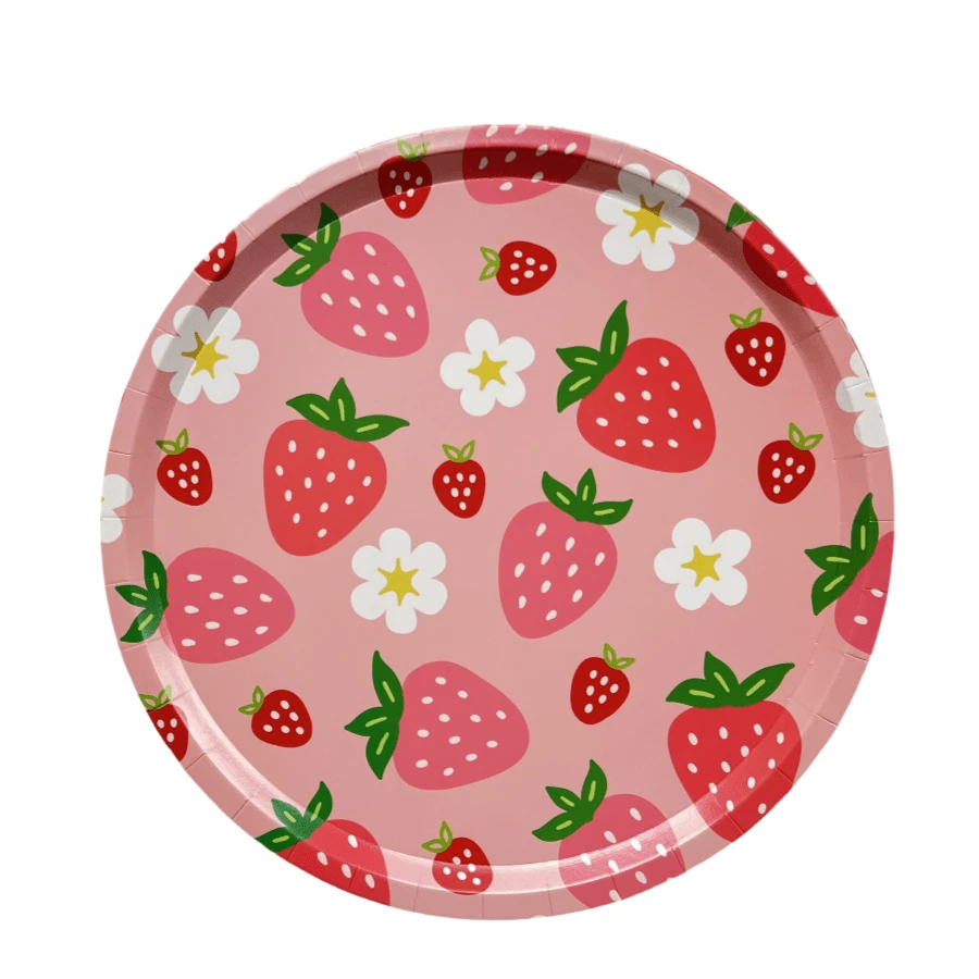 Strawberry Birthday Party Decorations With Strawberry 9inch 8pcs Plates ...