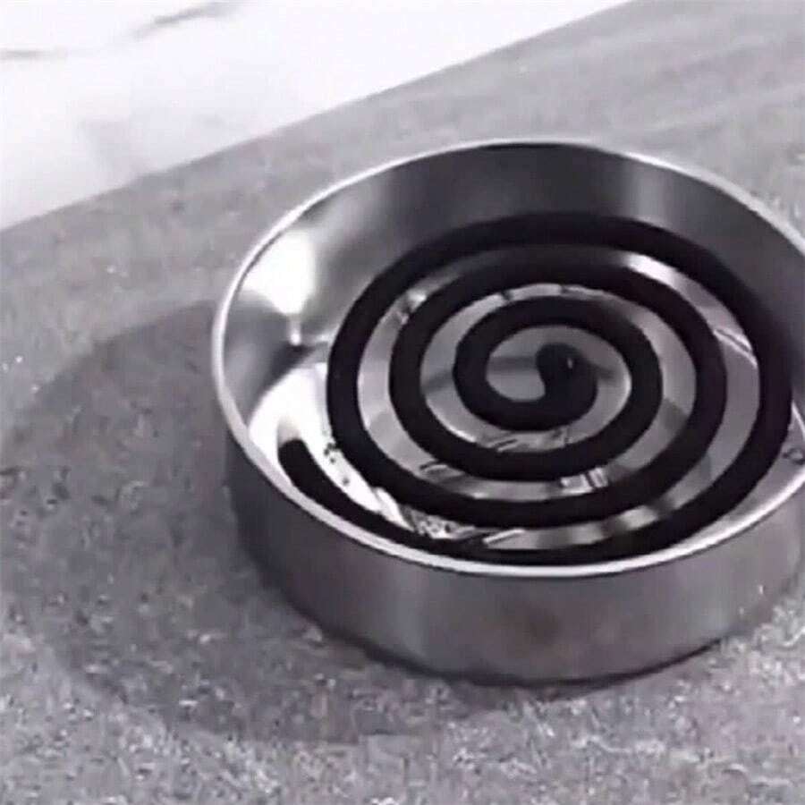 Large Stainless Steel Mosquito Coil Holder - Home Mosquito Repellent ... Large Stainless Steel Mosquito Coil Holder - Home Mosquito Repellent ...