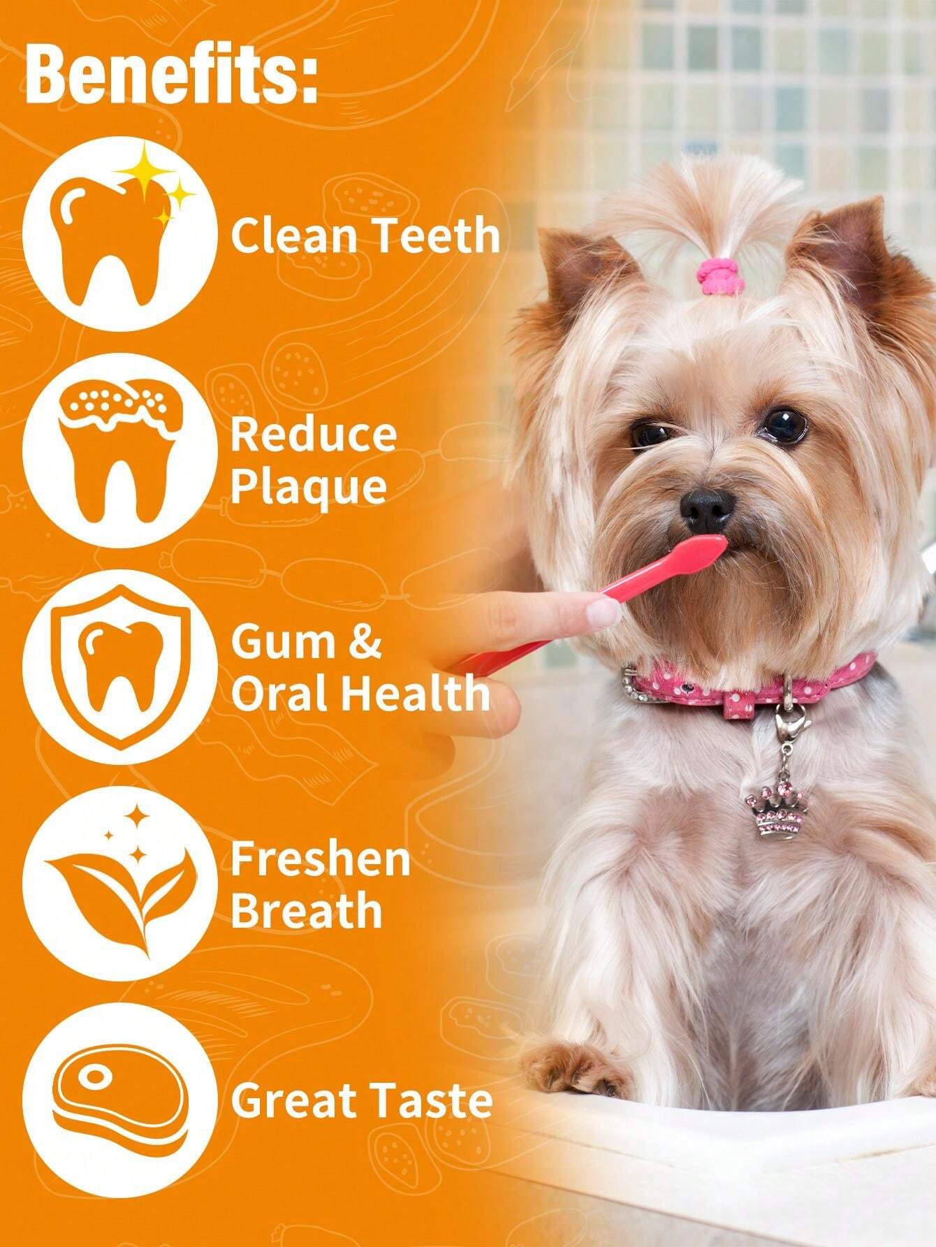 GJYC PET 2.12oz Beef Flavored Pet Toothpaste - Natural Dental Care ...