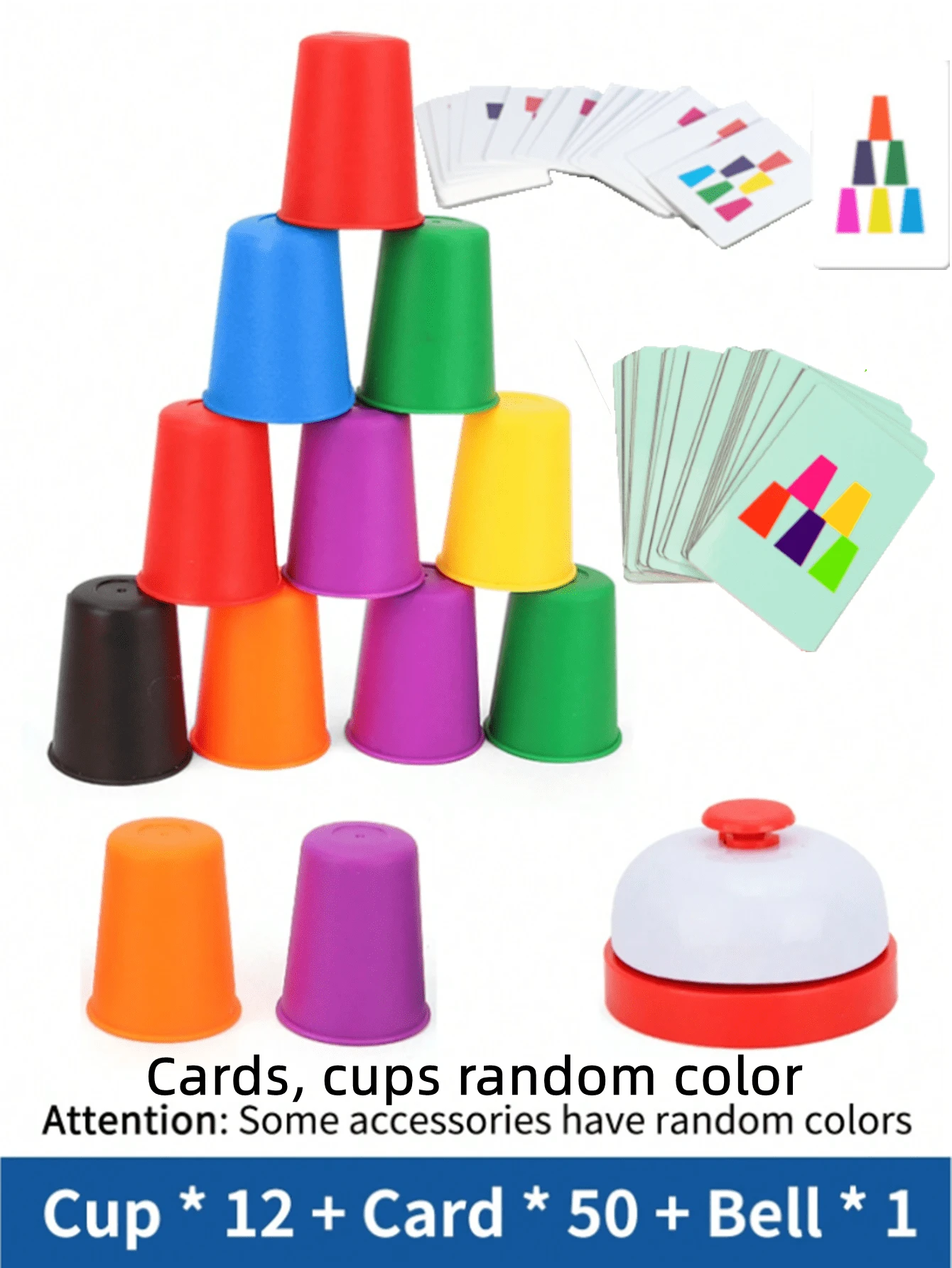 1set Stacked Play Game Set For Party, 2-Player Interactive Tabletop ...