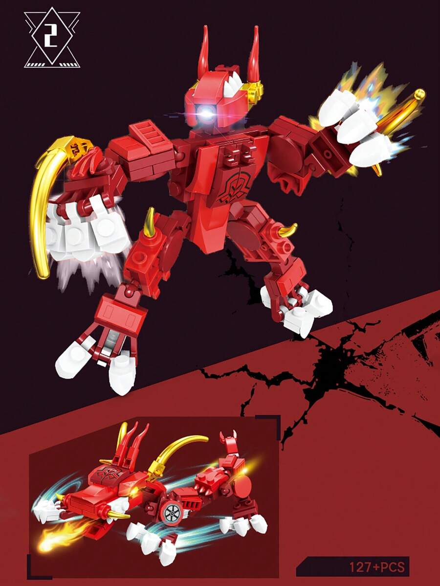 Z-Transformation Mecha Series Fantasy Mecha Small Particle Building ...