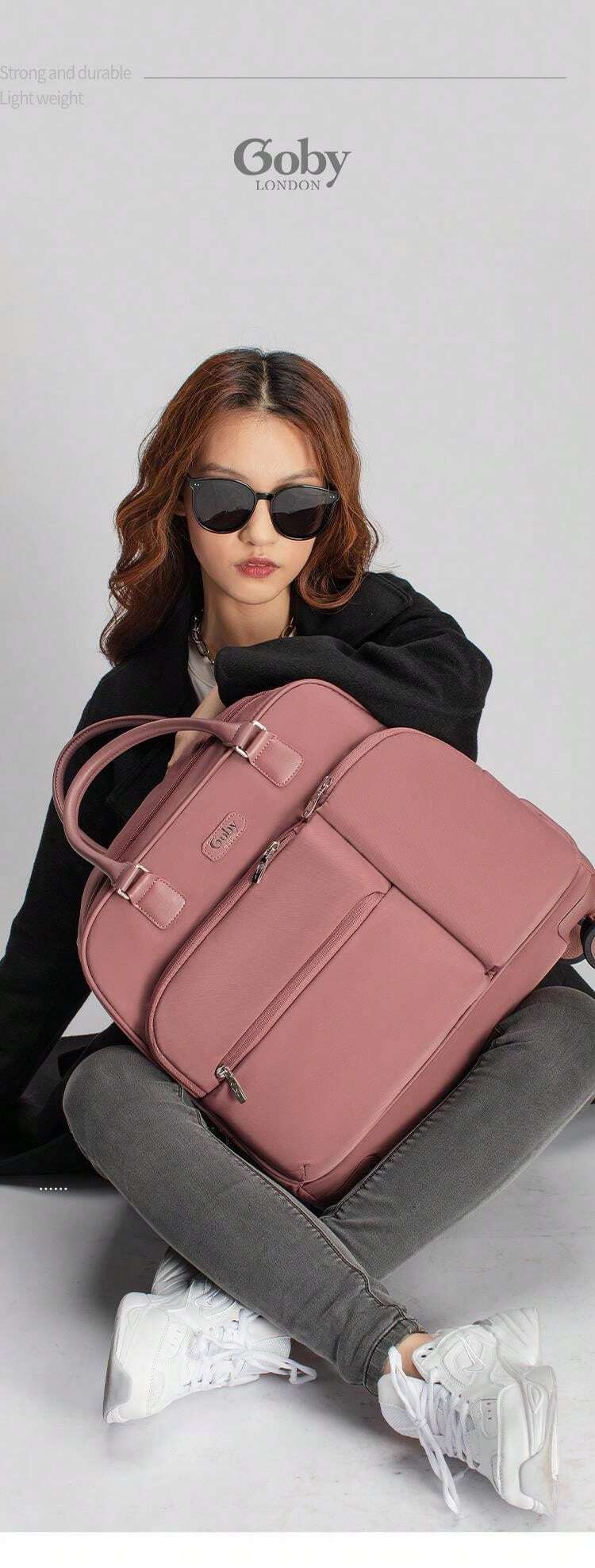 Goby London Brand Unisex 16 Inch Soft Waterproof Trolley Bag Stylish ...