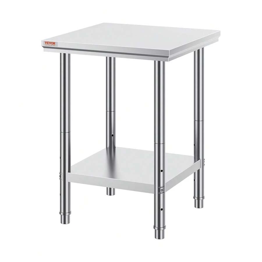 24x24 Stainless Steel Work Prep Table - Commercial Grade Kitchen Food ...