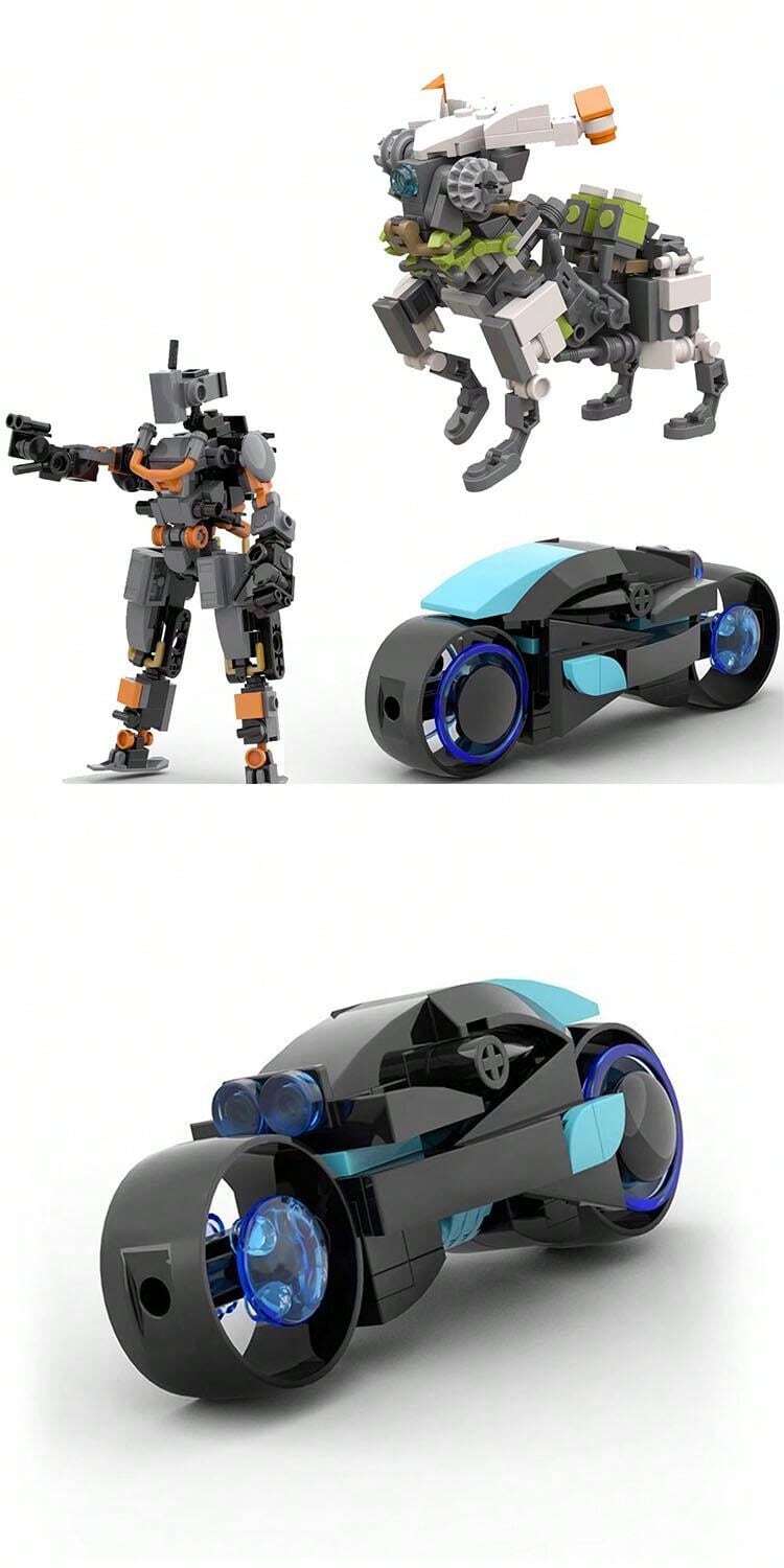 Mini Agent Orange Mech Robot Model Speed Nimbus Motorcycle Mechanical ...