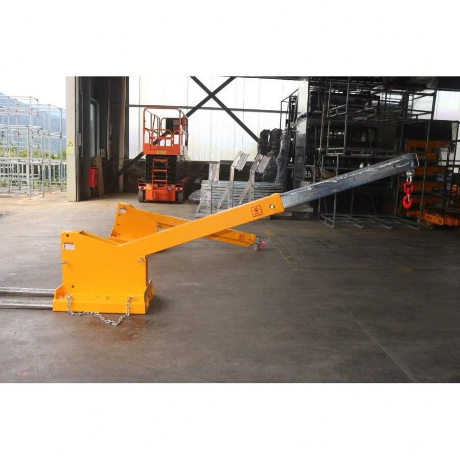 Fork Mounted Telescoping Crane Jib Boom, Forklift Jib Boom Crane, Forklift Mobile Crane ...