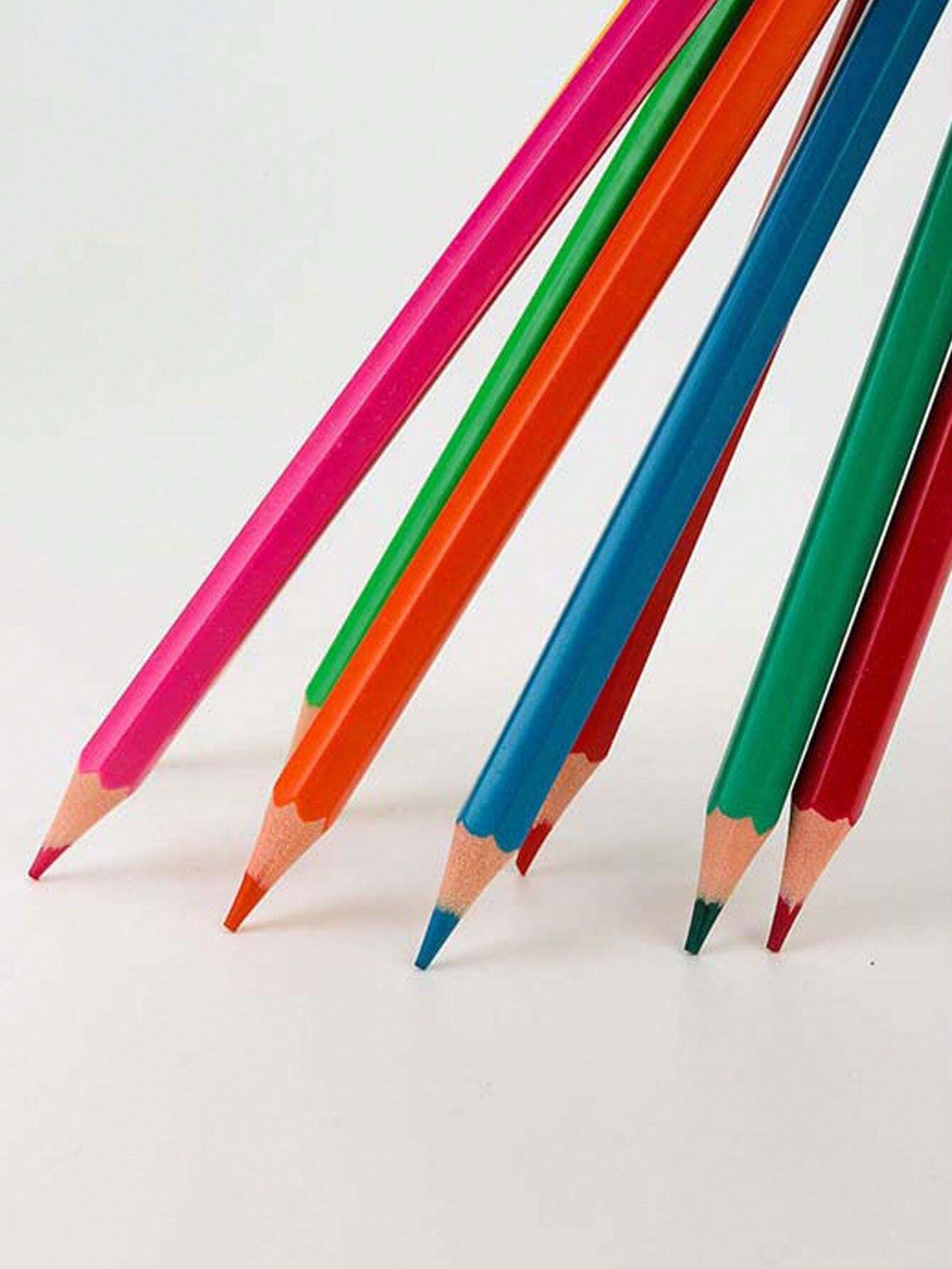 Barrel Colored Pencils, Student Painted Graffiti Colored Lead, Art ...