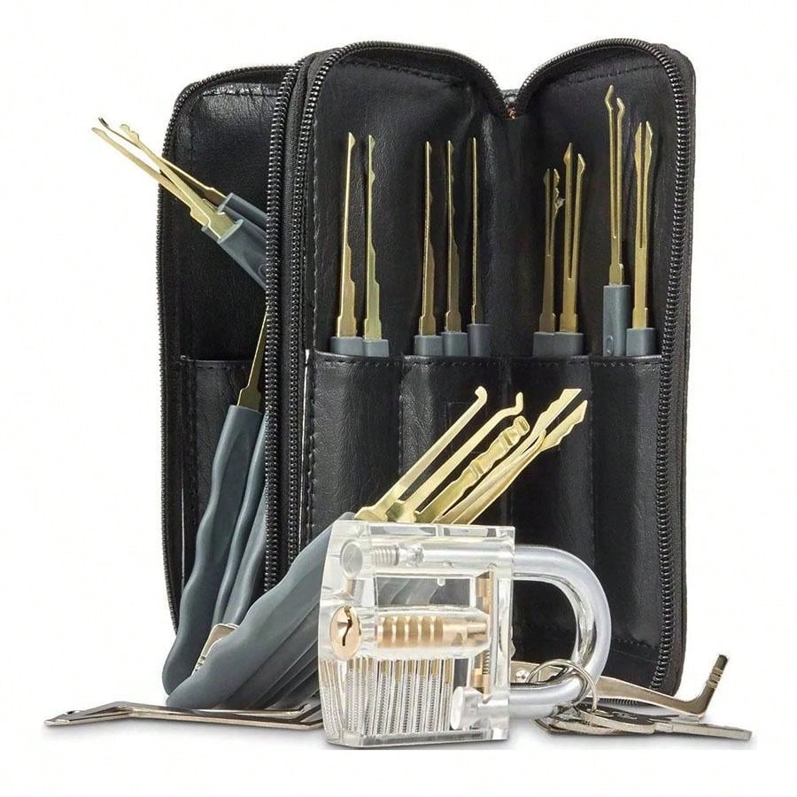 24-In-1 Precision Hook And Pick Tool Set With Transparent Case, Manual ...