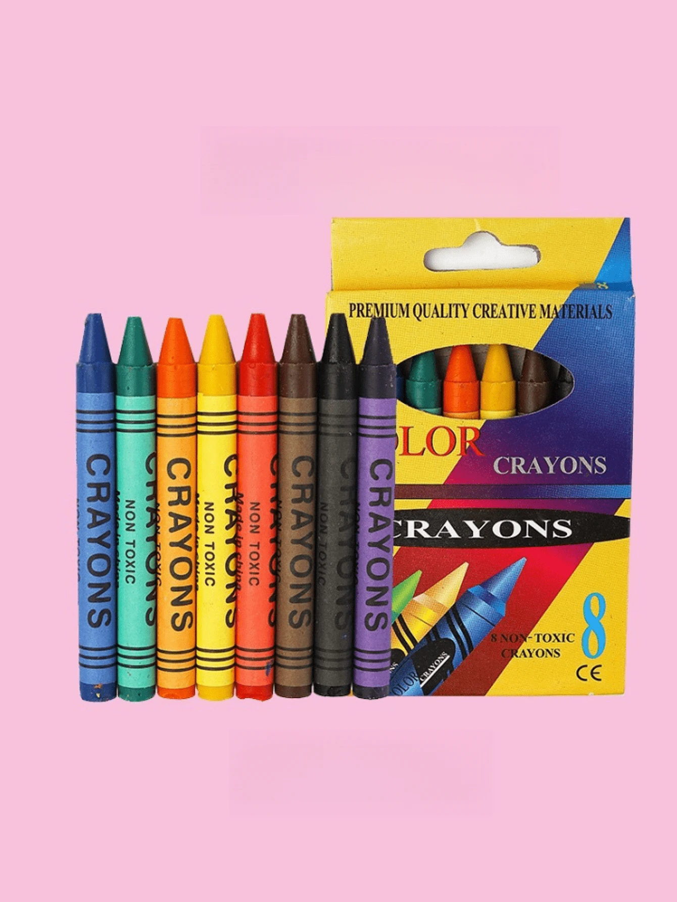 12 Colors Children Crayons Baby Painting Pen, Multicolor Pencils Kids ...