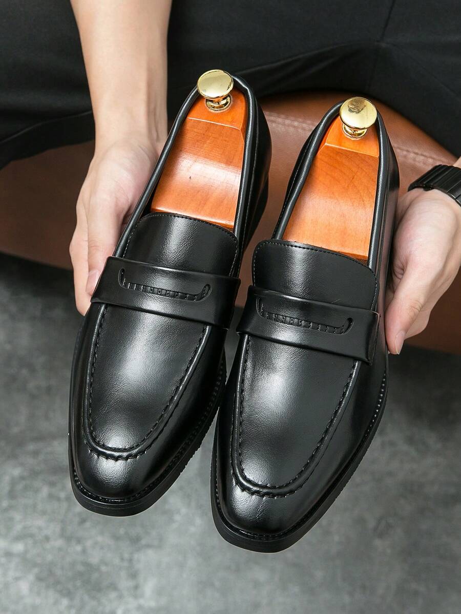 Men's Pointed Toe Formal Business Dress Shoes | SHEIN USA