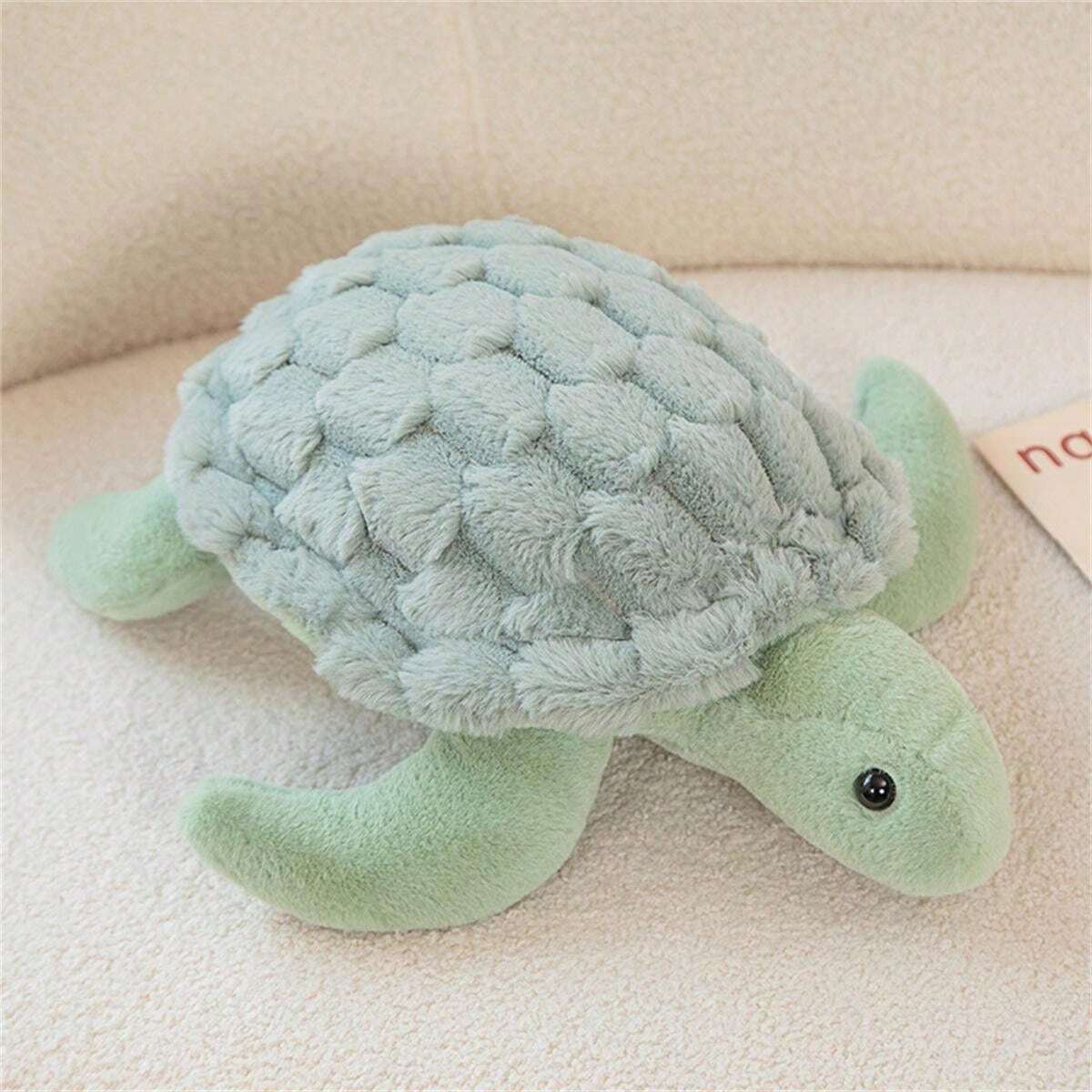 28cm/11.02in Cute Turtle Plush Toy Soft Stuffed Marine Animals Dolls ...
