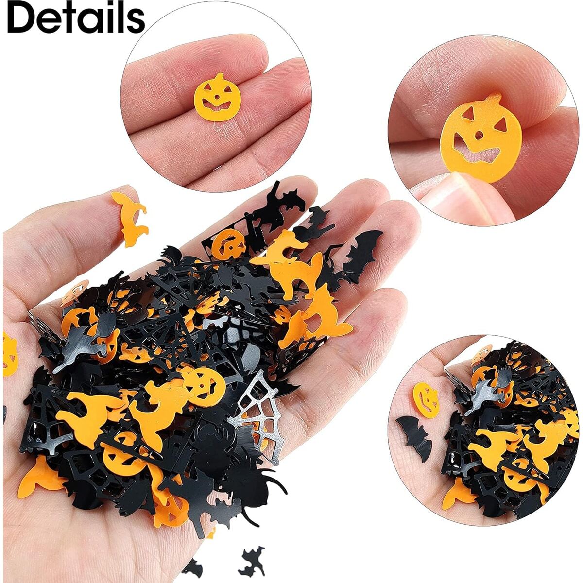 15/30g Halloween Confetti Table Scatter For Glitter, Colorful Halloween ...