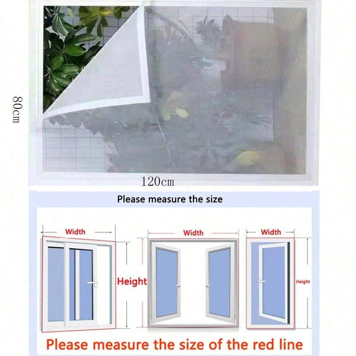 Easy Install, Removable Window Screen, Hook And Loop Adhesive Mosquito ...