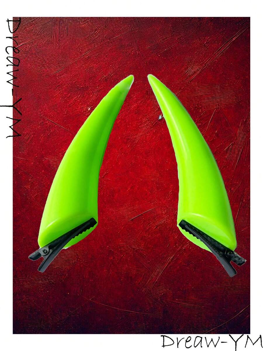 Adjustable Devil Horns Hair Clip - Gothic Halloween Accessory ...