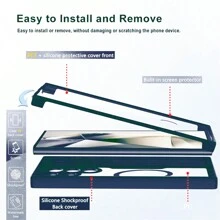 Hadaasi 1 pieza Funda protectora de Body completo de 360° de lujo azul ...