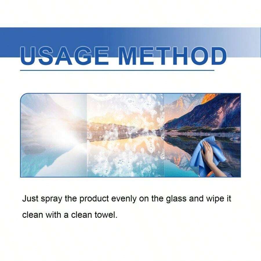 Jakehoe Glass Cleaner - Cleans Dust, Dirt And Stubborn Stains, Makes ...