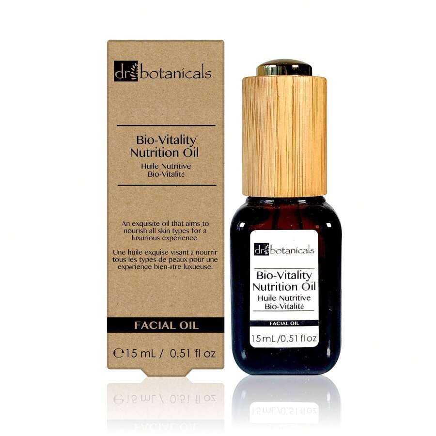 Dr. Botanicals Bio-Vitality Nutrition Oil 15ml Vegan Skincare. Anti ...