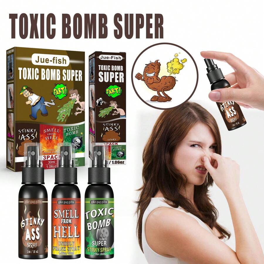 Stinky Fart Spray, Prank Toys, Spoof Smell, Poop Smell, Smell, Bomb ...