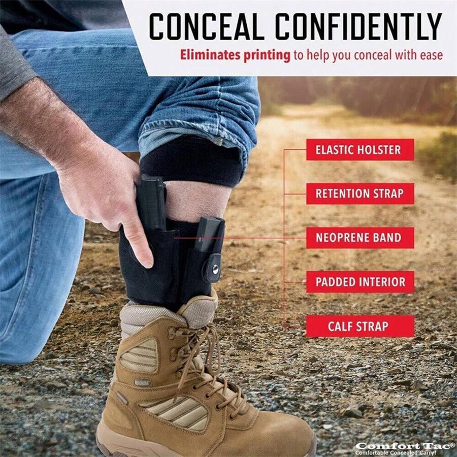 STONESKY Universal Concealed Carry Ankle Leg Gun Holster Hunting ...