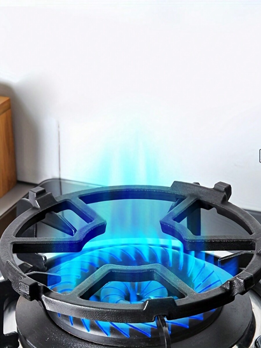 1pc Heavy-Duty Gas Stove Pot Holder Bracket - Non-Slip Grip For Secure ...