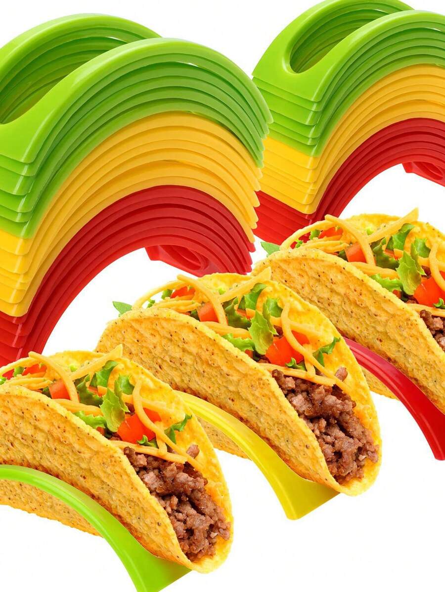 6pcs Random Color Mexican Tortilla Hot Dog Food Stand, Kitchen Gadget ...